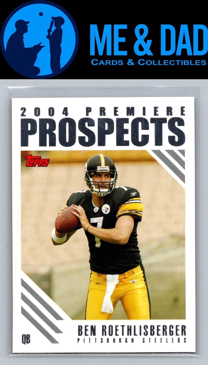 2004 Topps #PP1 Ben Roethlisberger Premiere Prospects | eBay
