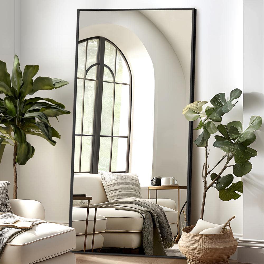 NEUTYPE Mirror 31.5" W x 71" H Full-Length Rectangle Tempered Glass ...