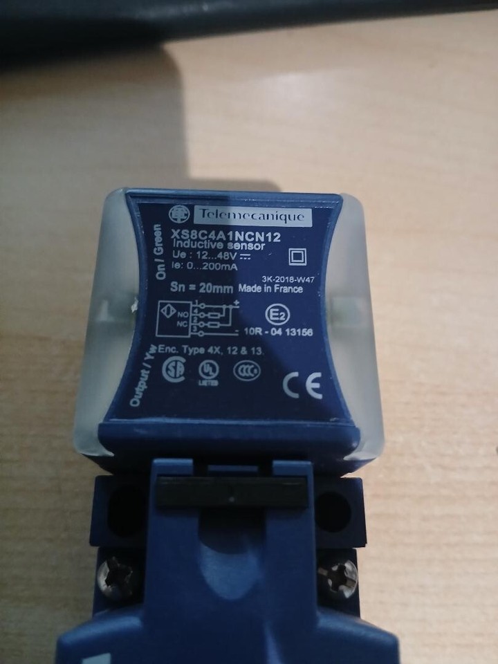 TELEMECANIQUE SENSORS XS8C4A1NCN12 Rectangular Proximity Sensor: 12 to ...