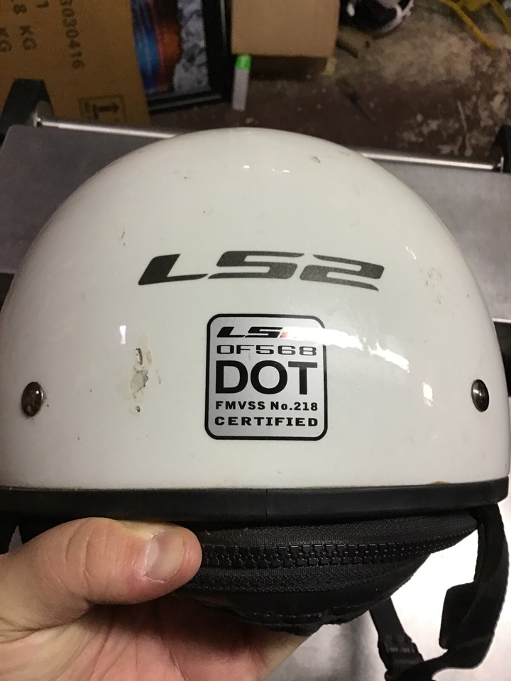 LS2 Helmets OF568 Unisex-Adult Half-Size-Helmet-Style Bagger Helmet ...