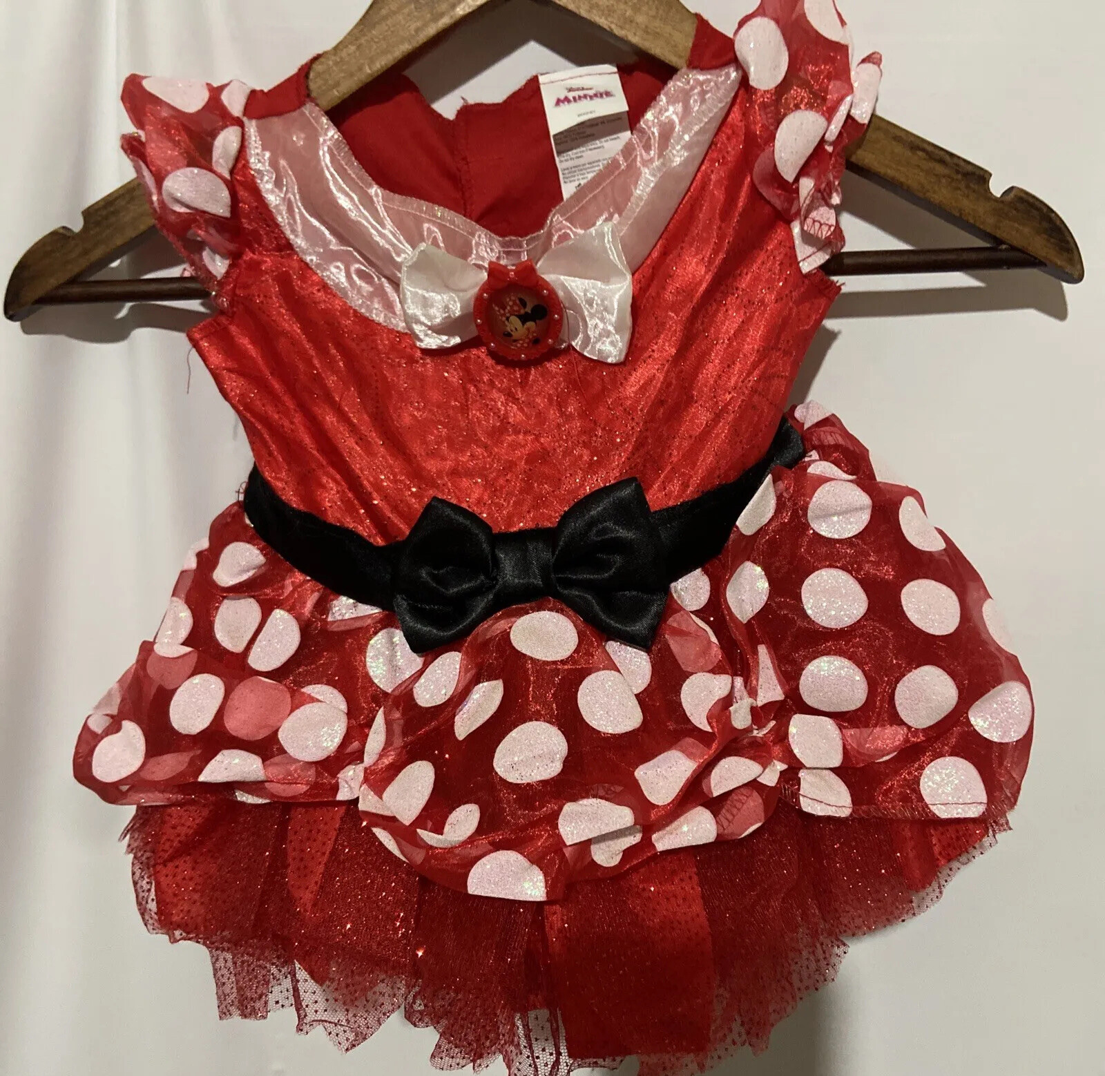 Red Minnie Mouse DISNEY JUNIOR Toddler Classic Costum… - Gem