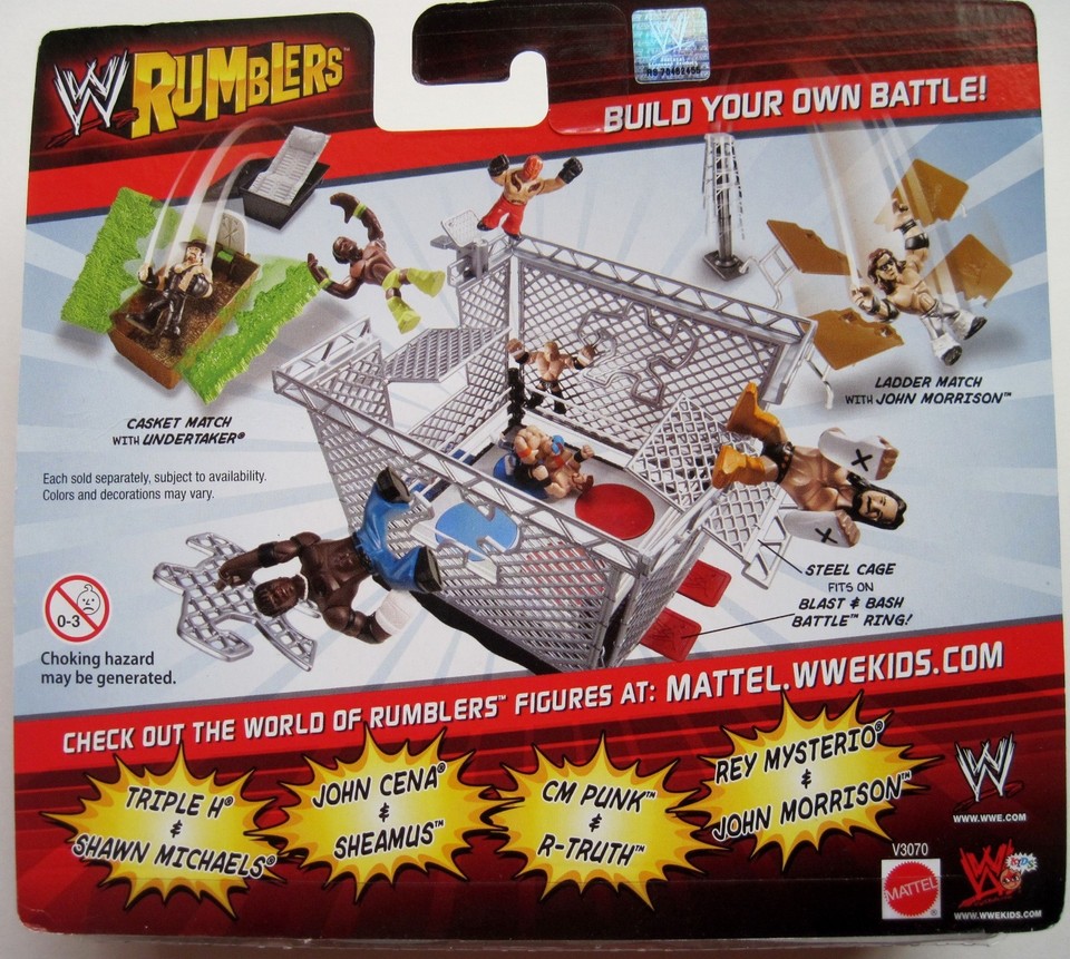 NEW WWE Rumblers John Cena & Sheamus Mini Figures 2-Pack Mattel | eBay