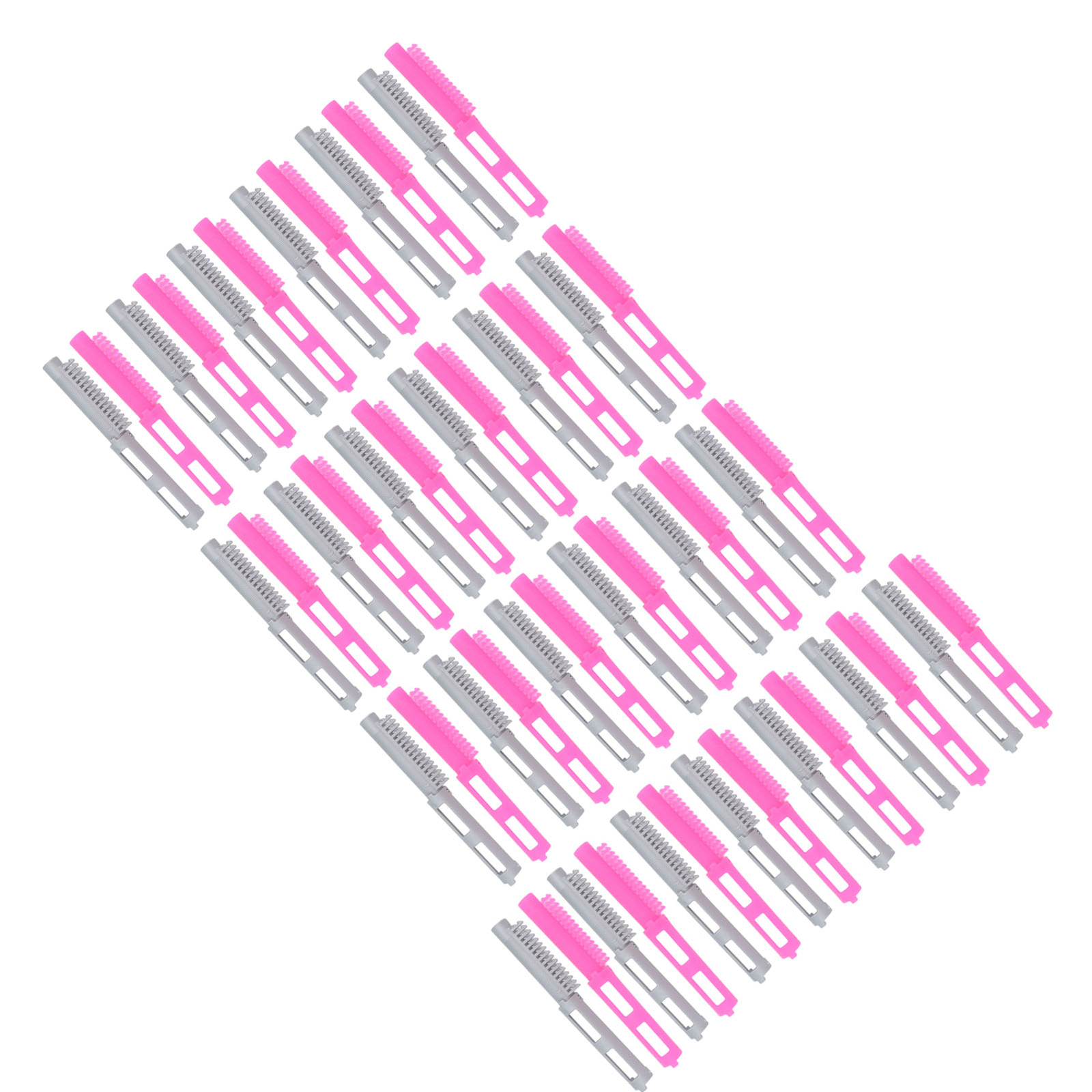 50Pcs Hair Perm Rod Rugged Hook Teeth Hollow Out Versatile Curling Perm ...