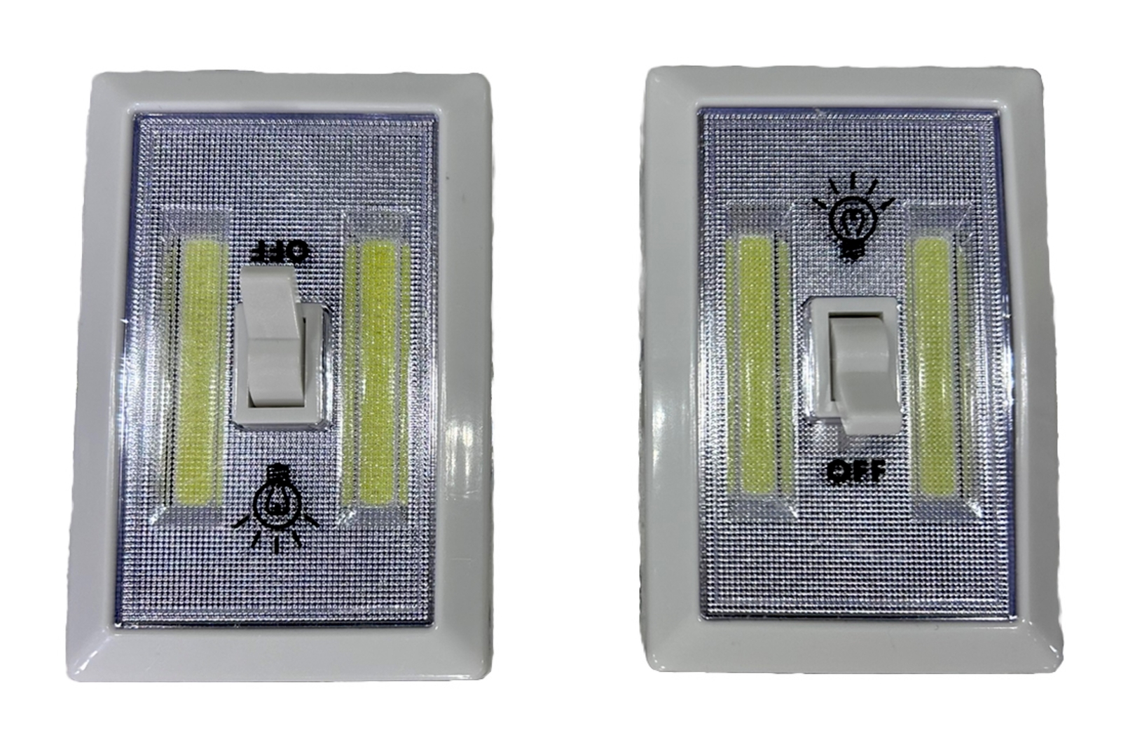 Cordless Lighted Light Switch Wall Light Up Night Light Lite Toggle 2 ...