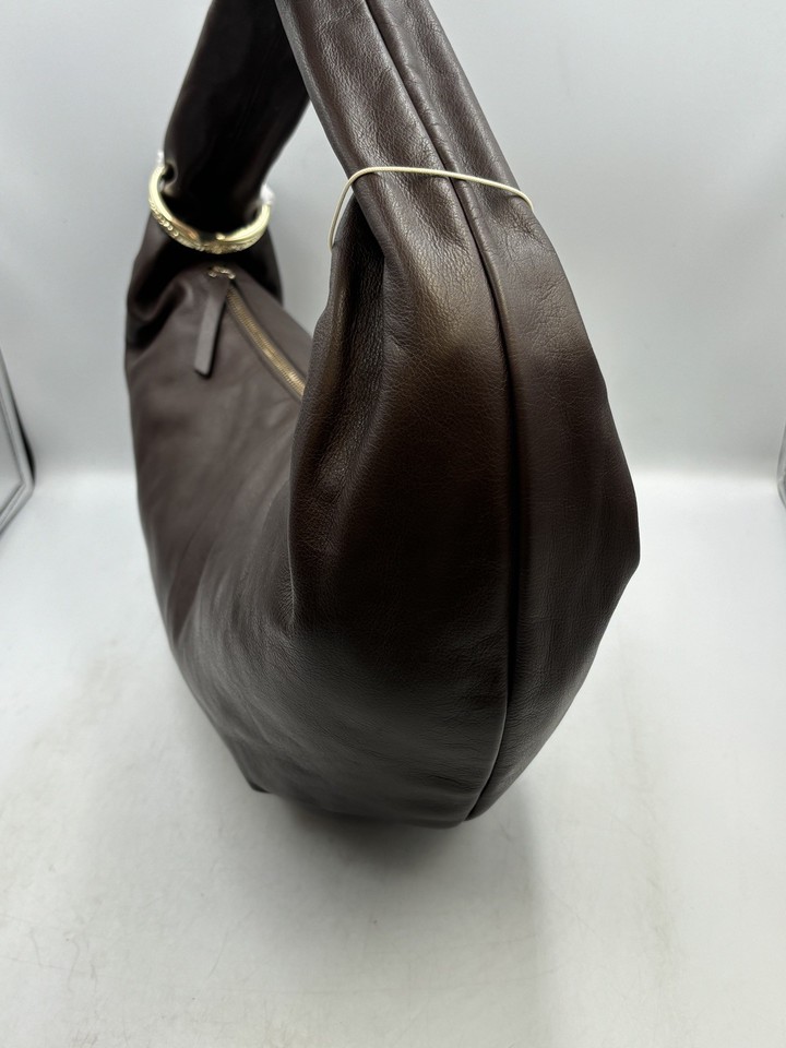 Women’s Marks And Spencer’s Autograph Brown Leather Shoulder Bag Hand ...
