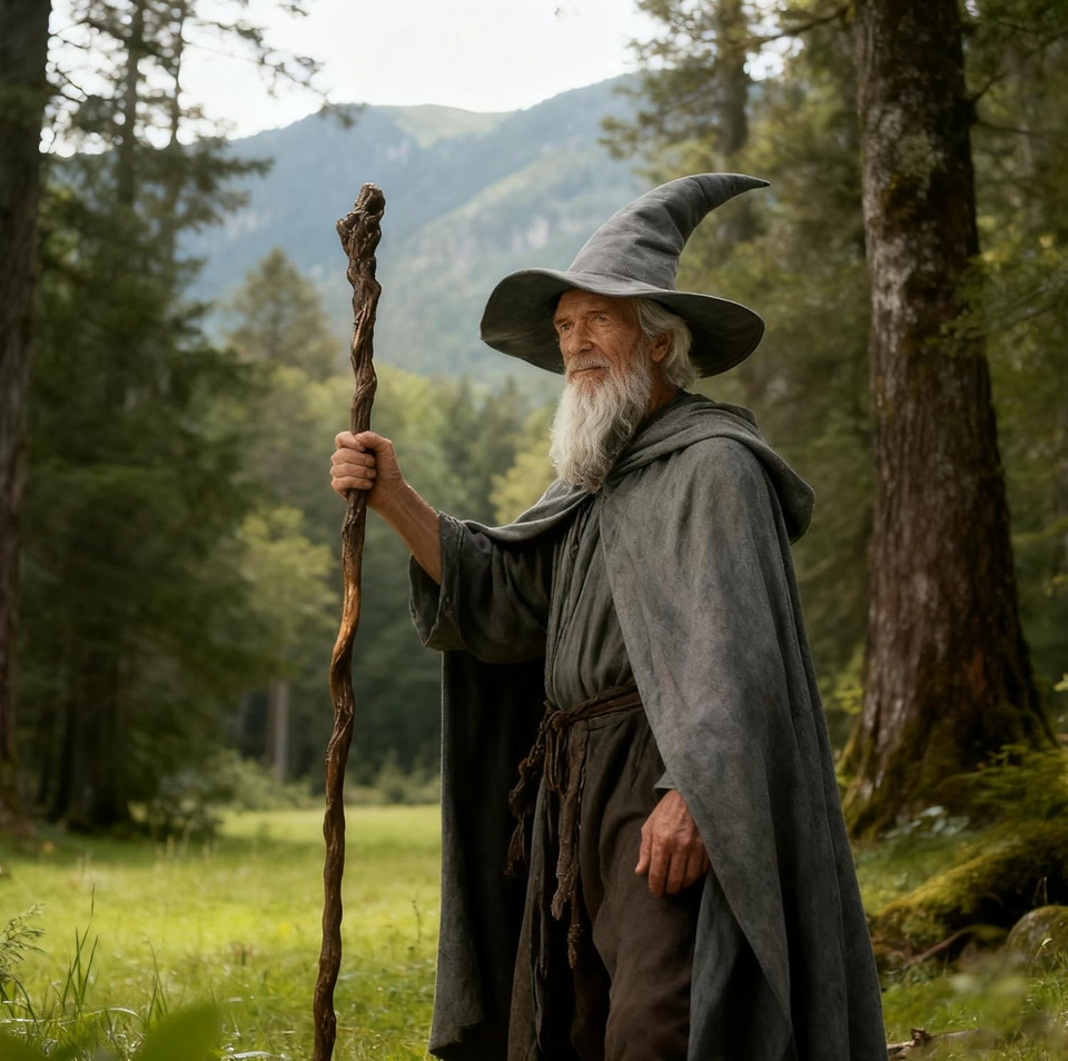 Adult Gray Wizard Hat Halloween Witch Large Sorcerer Costume Hats ...