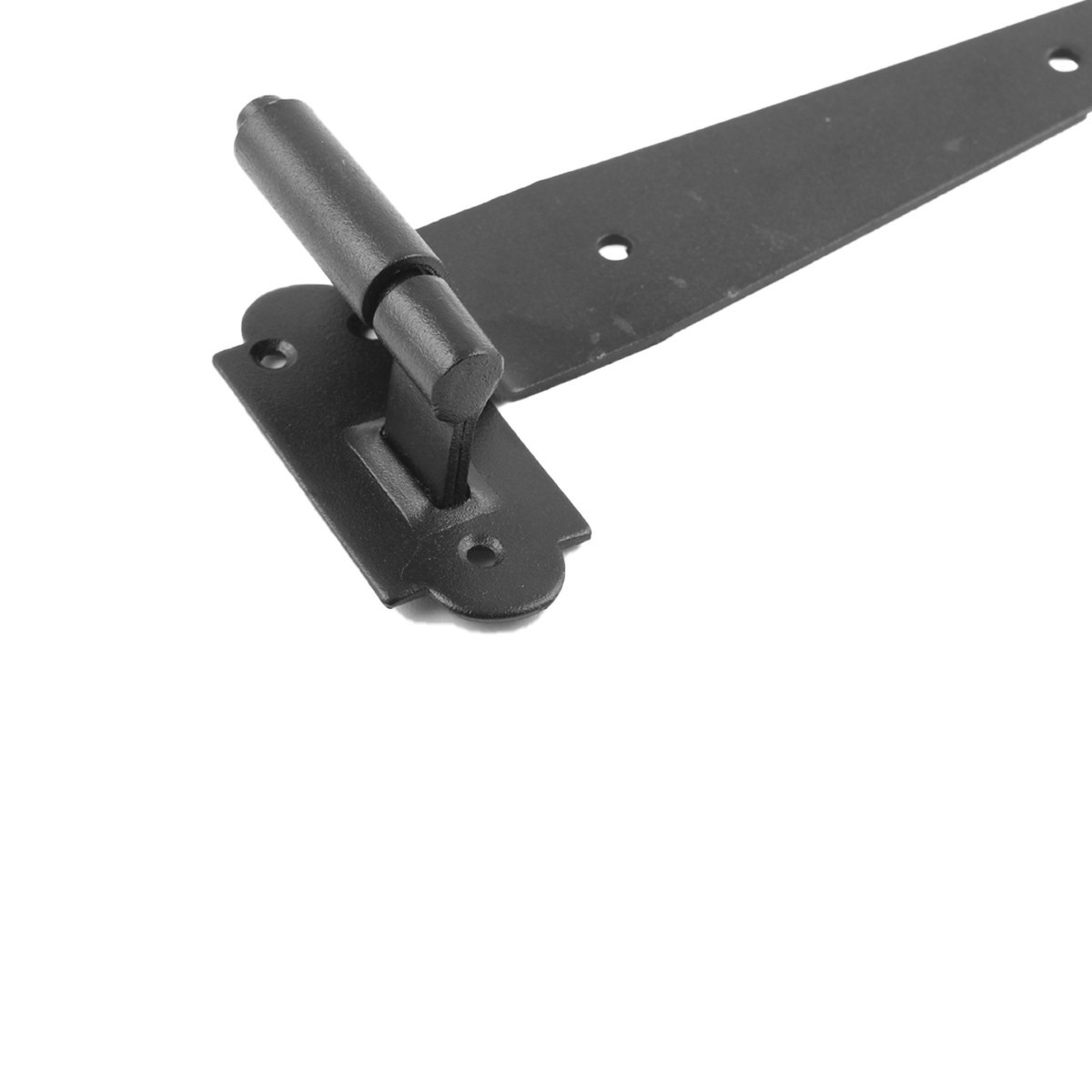 Black Offset Strap Lift Off Pintle Hinge 11 Inch x 2 5/8 Inch Wrought ...