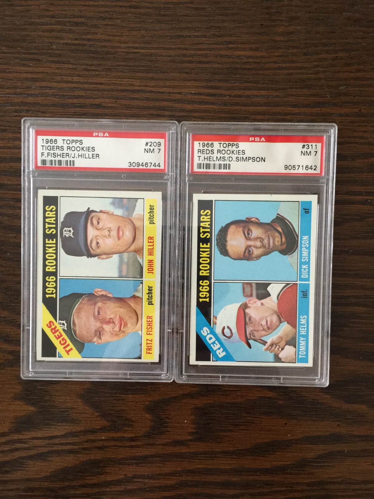 1966 PSA GRADED TOPPS BASEBALL CARD SET OF 2 | eBay