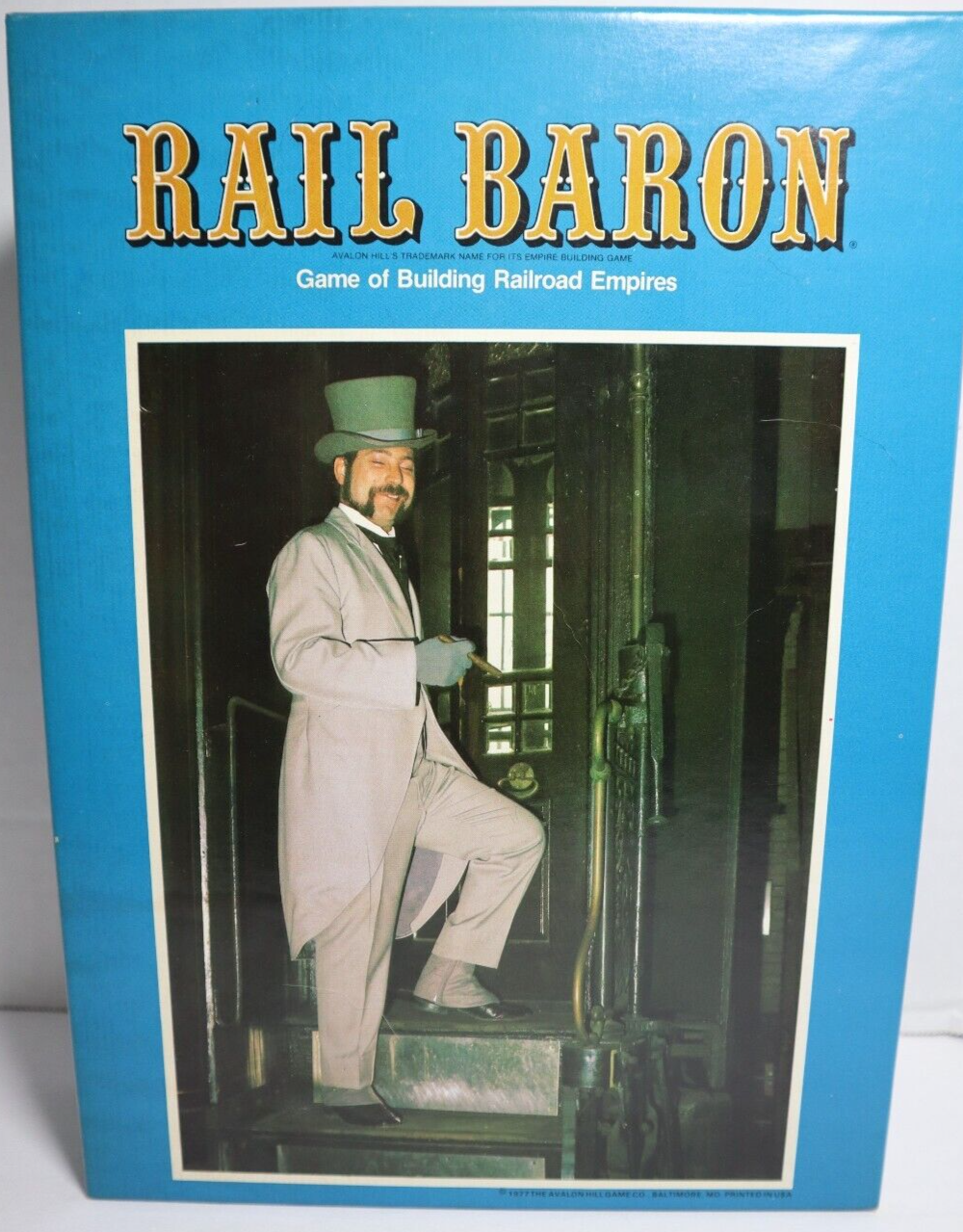 Avalon Hill Rail Baron Building Railroad Empires RPG Complete Unplayed ...