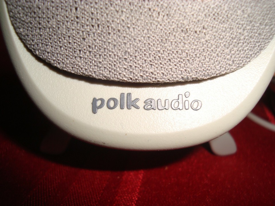 1 Pair Polk Audio Desk Top Computer SPEAKERS Item# 000M3A2-0 Grey | eBay