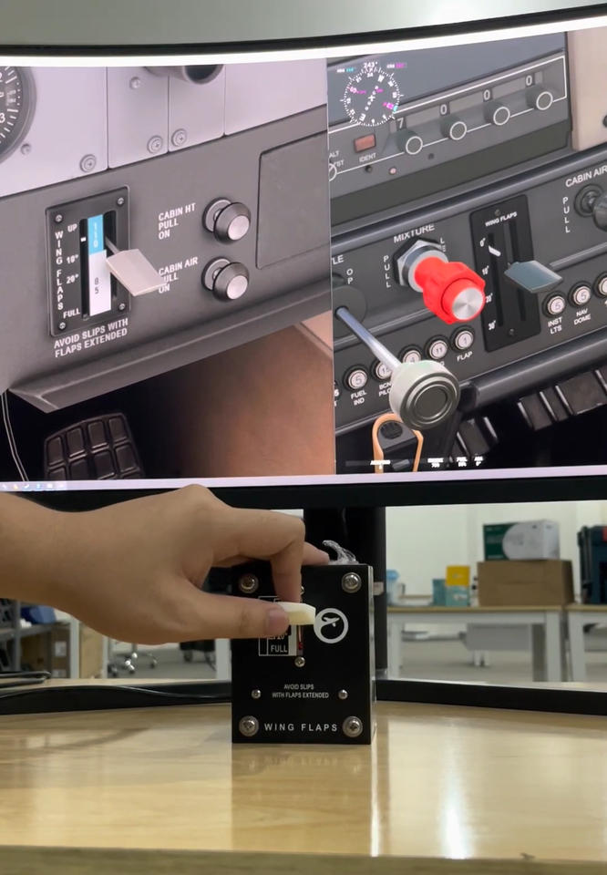 Cessna 172 Flaps Panel for Flight Simulators - Fast Shipping | eBay