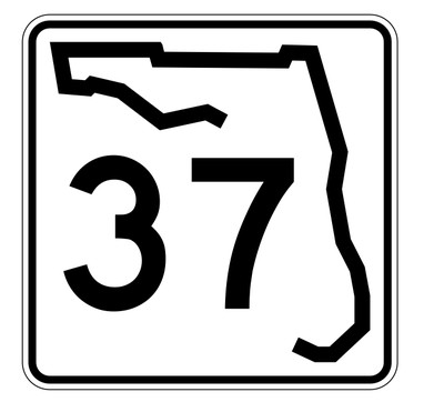 Florida State Road 37 Sticker Decal R1372 Highway Sign | eBay