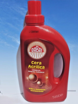 Liquid Wax for Floors and Mosaic Red Color 500ml 16.90 fl oz Dabri Cera ...
