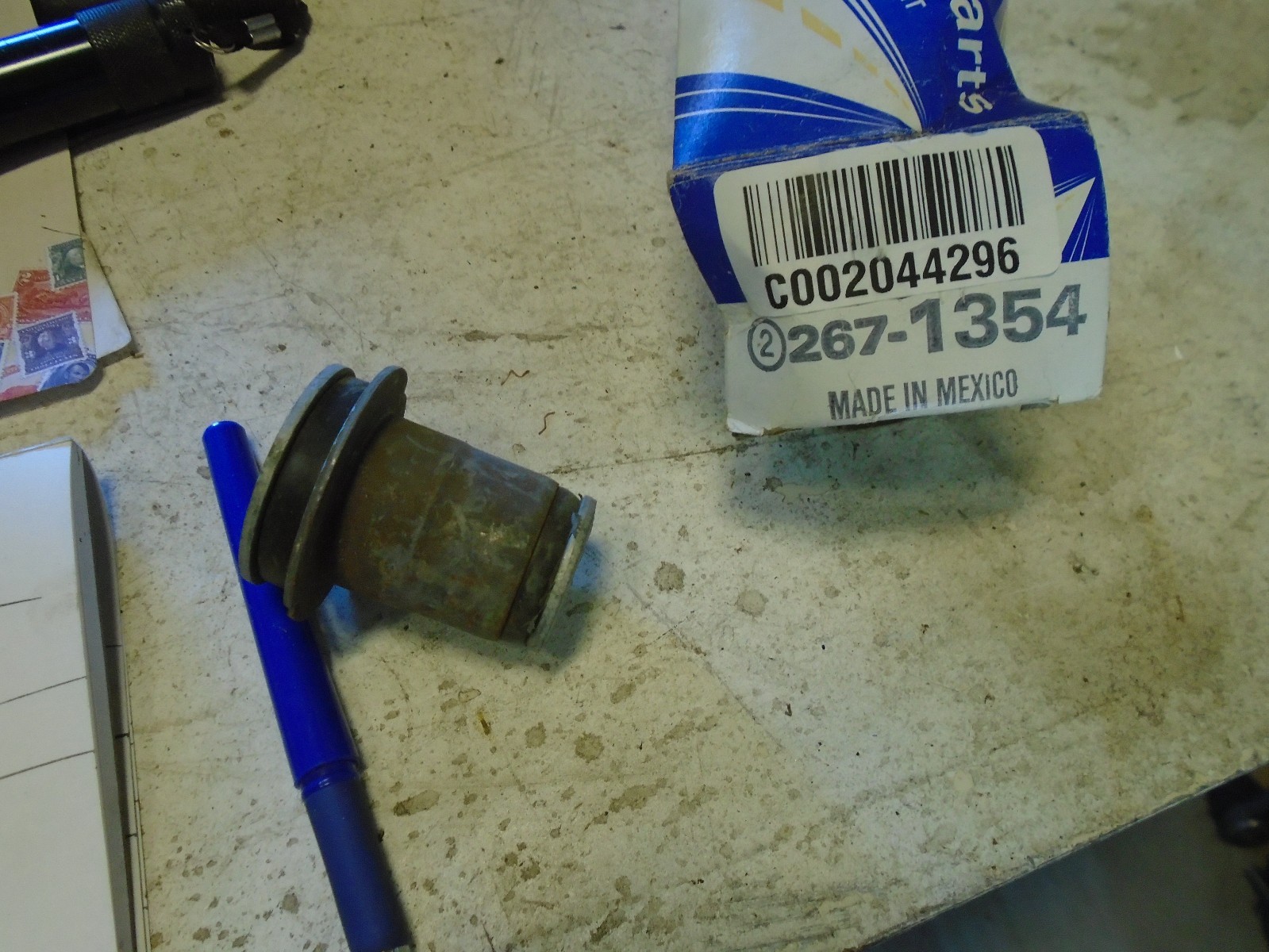 Suspension Control Arm Bushing Front Upper napa 267-1354 1 each cross ...