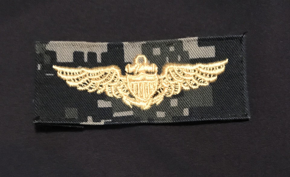 US Navy Naval Aviator Badge Sew-On NWU Type I USN | eBay