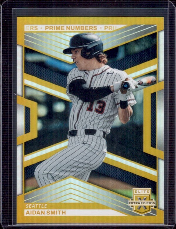 Aidan Smith 2023 Elite Extra Edition #98 Prime Numbers Gold /24 Price ...
