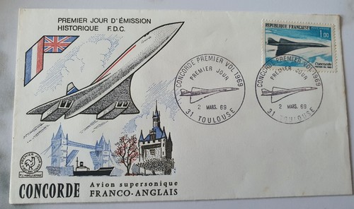 Concorde - Enveloppe 1er Jour D'émission Historique FDC 1969 | eBay