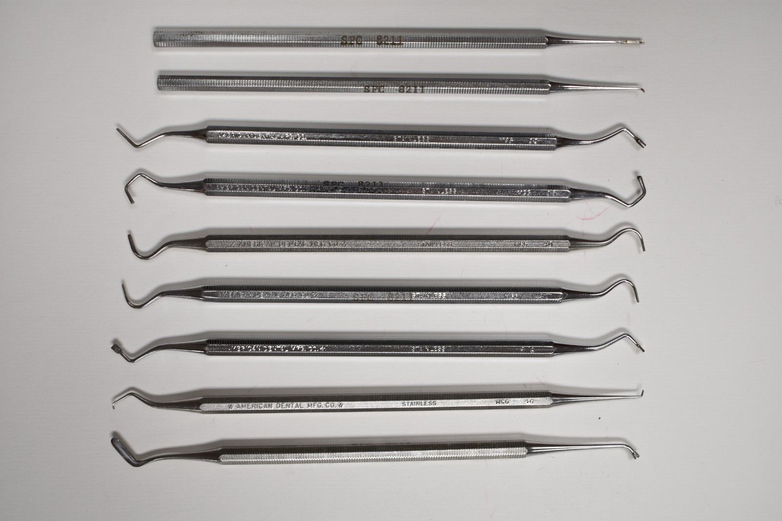 Dental Instruments by American Dental MFG - Includes 9 PCS -Various ...