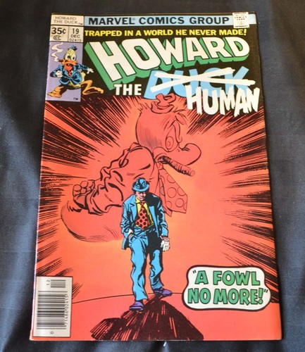 Marvel Comic Howard The Duck Issue 19 December 1977 Howard is Human ...