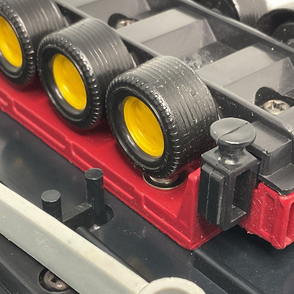 Matchbox Superkings Mobile Crane modified Transformer? Maroon in colour ...