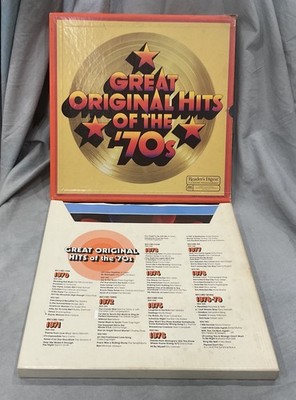 “Great Original Hits of the 70s” ~ 7-LPs Vinyl: Reader’s Digest~RCA ...