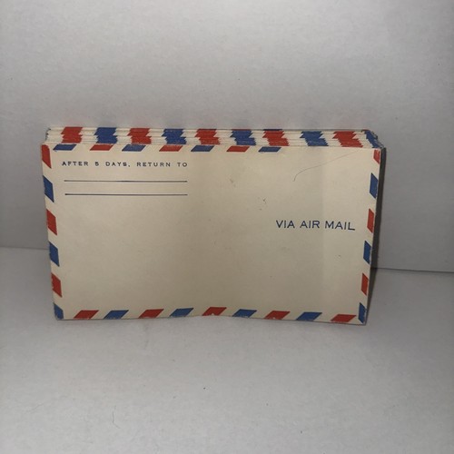 Vtg VIA AIR MAIL Envelopes Lot Of 17 6 1/2" X 3 5/8" NOS 1950s 1940s | eBay