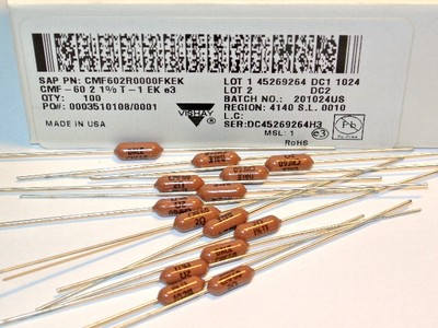 2R 1W 1% Metal Film Resistors CMF602R0000FKEK CMF60 CMF-60 VISHAY [QTY ...