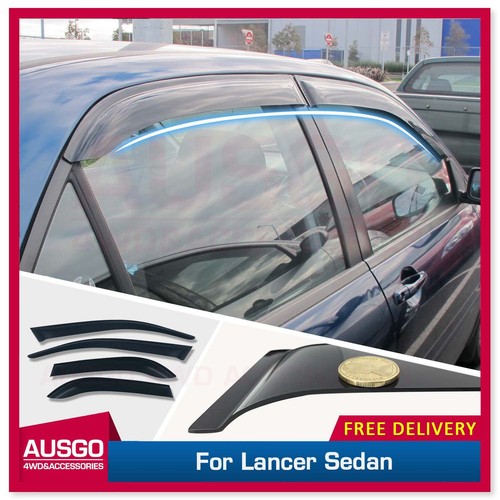 AUSGO Weather Shields for Mitsubishi Lancer Sedan 2003-2007 ...