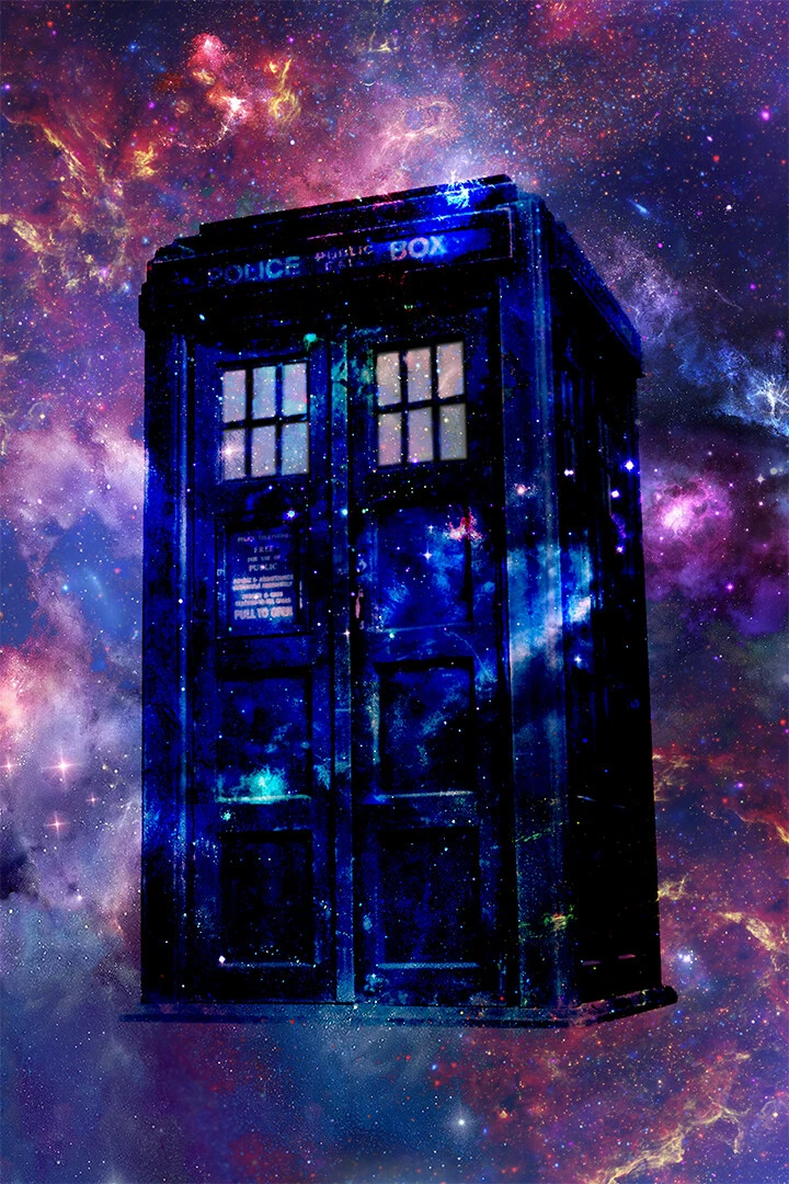 Tardis In Art Size
