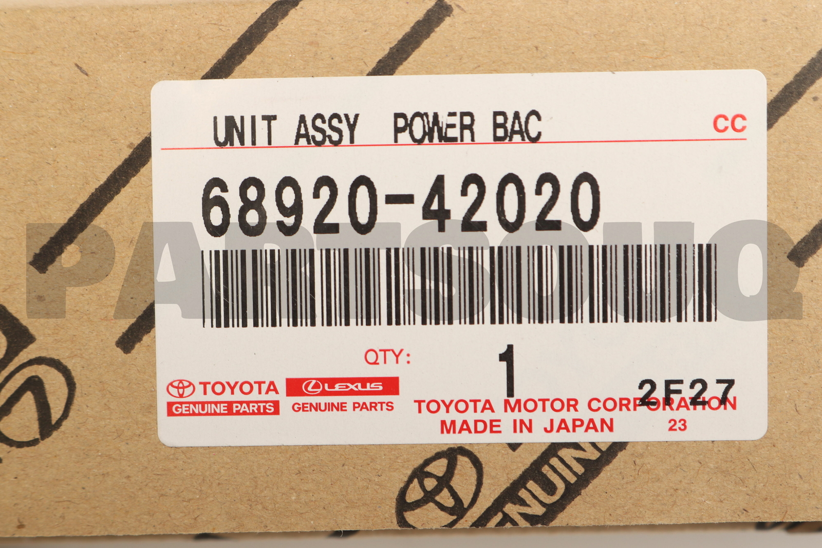 6892042020 Genuine Toyota UNIT ASSY, POWER 68920-42020 | eBay