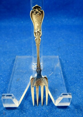 Whiting: "Violet" Pattern Single Sterling Silver Fork Monogrammed "A ...