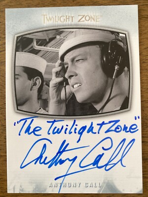 2020 Twilight Zone Archives Anthony Call Inscription Autograph Ai 33 9574