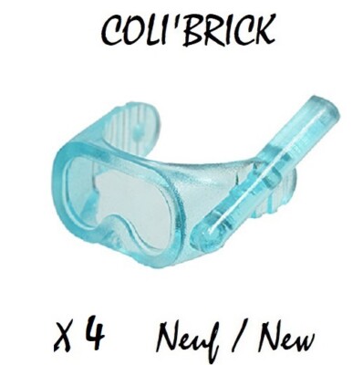 Lego 30090 - 4x Masque de plongée / Minifig headgear visor scuba mask ...