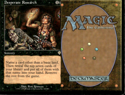 Magic the Gathering -MTG- Desperate Research LP | eBay
