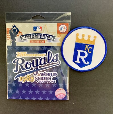 Kansas City Royals 1985 25th Anniversary WS Champs + Royals Round Patch ...