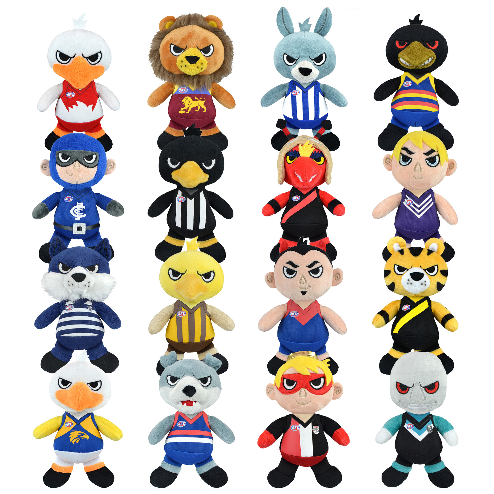 AFL Plush Rascal Mascot 20cm Port Adelaide Power Official Collectibles ...