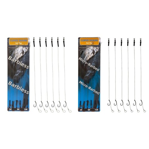 Carp Fishing Hair Rigs Curve Carp Hook Carp Fishing Bait Rigs Braided ...