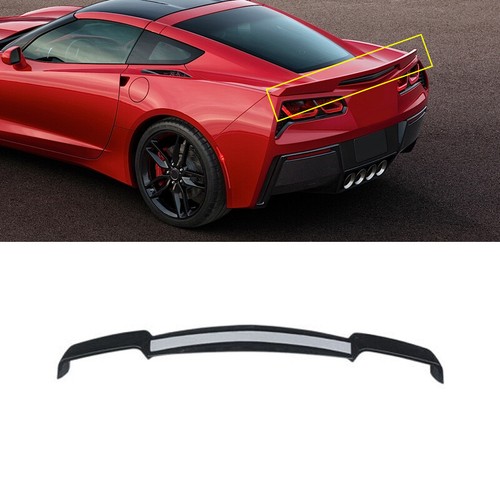 For 14-19 Corvette C7 Stingray Gloss Black C8 Z51 Style Rear Trunk ...