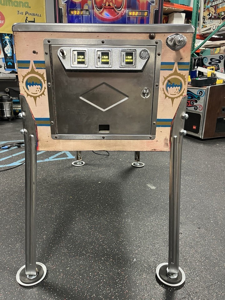 1983 BALLY GOLD BALL PINBALL MACHINE PROFESSIONAL TECHS FULL LEDS PLAYS ...