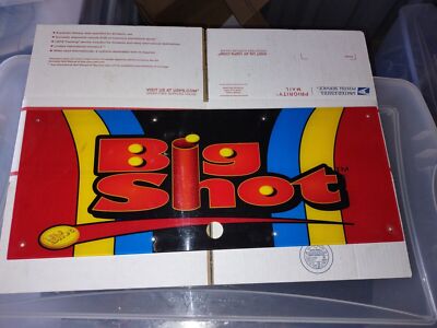 big shot arcade redemption plexi marquee #46 | eBay