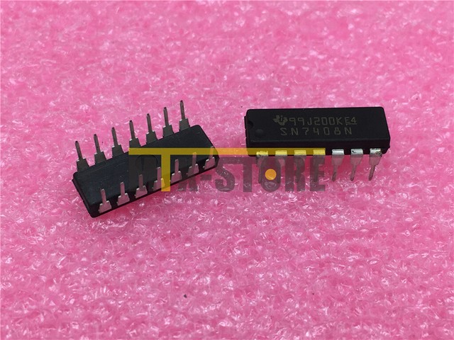 7408n Sn7408n Quadruple 2 Input Positive And Gates 7408 Ic 1 Pcs Ebay