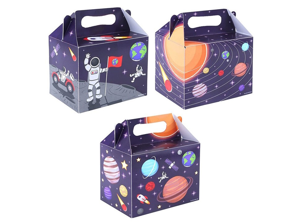 40 Childrens Kids Themed Carry Food Meal Box Birthday Party Loot Bag ...
