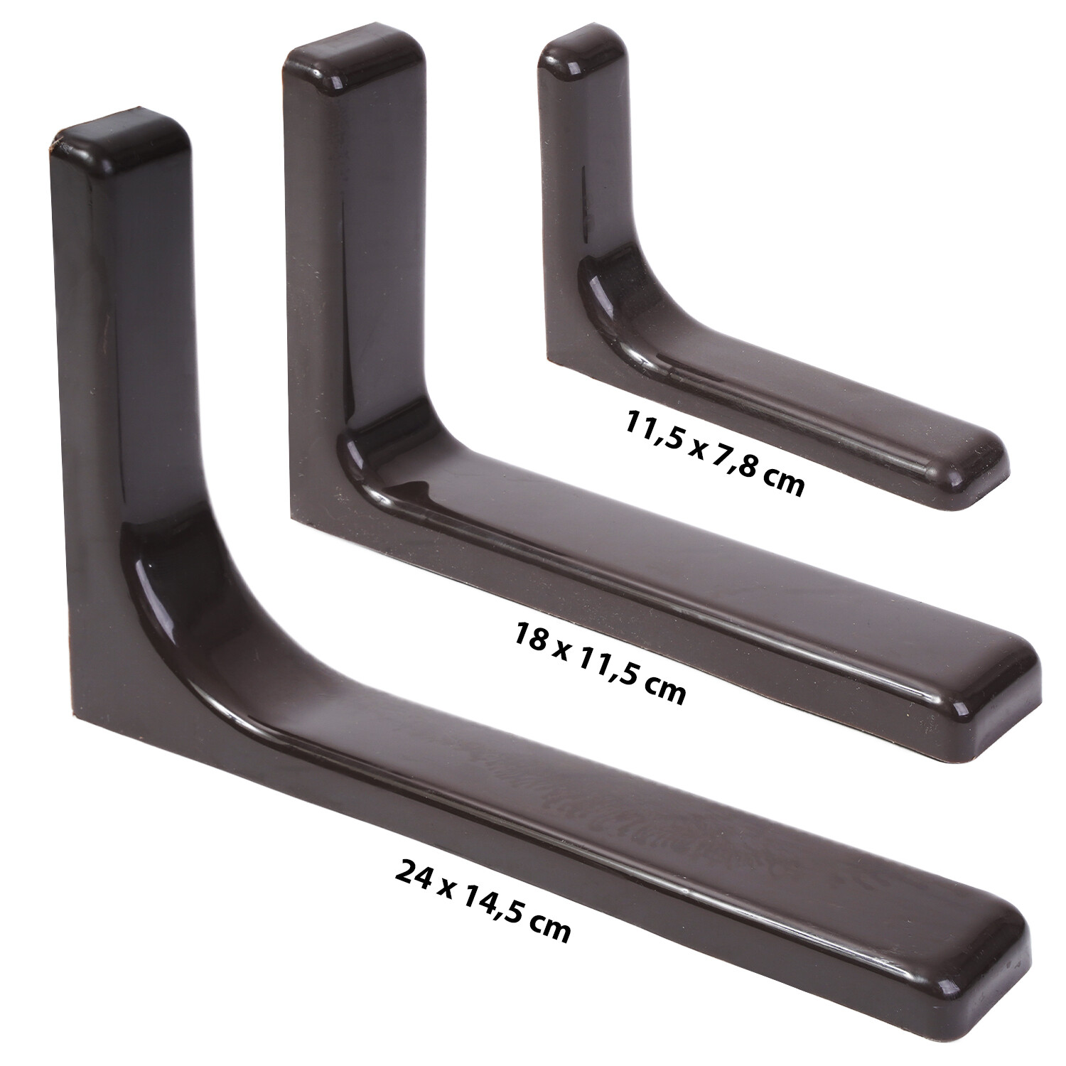 Hochglanz Regal-Träger Regal-Winkel Metall-Konsole Wand-Regal Wand ...