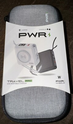PWR Travel pro 5-in-1 Portable Charger 5-in-1 PD 20W USB C Power Bank ...