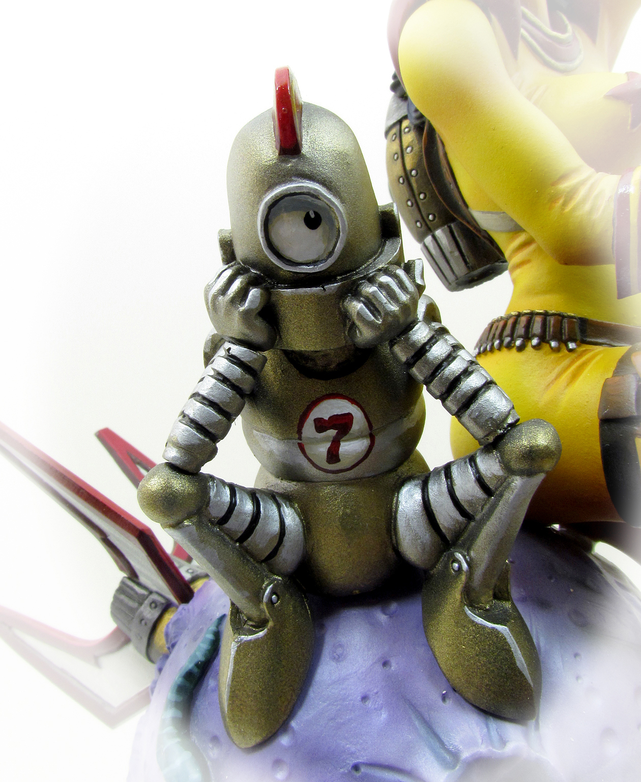 Jimmy Flintstone Rocket Girl Resin Figure Kit | eBay