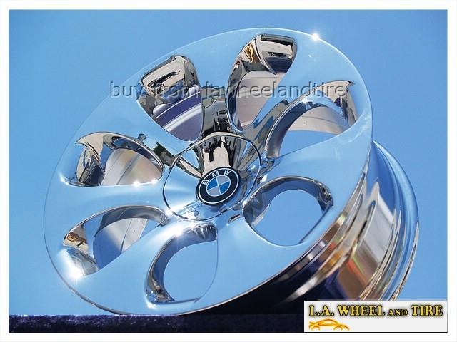 SET OF 4 CHROME 19" BMW 645i 645Ci 650i STYLE 121 OEM FACTORY WHEELS ...