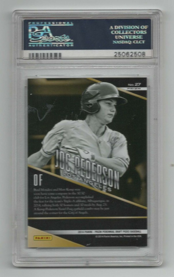 2014 Panini Prizm DP Minors Gold * Rookie Card * Joc Pederson * #27 ...