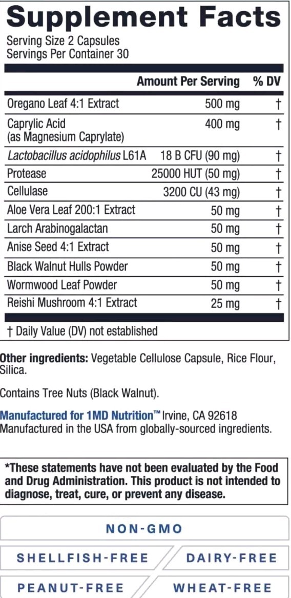 3 Bottles- Balance MD, Intestinal Flora Support, by 1MD Nutrition ...