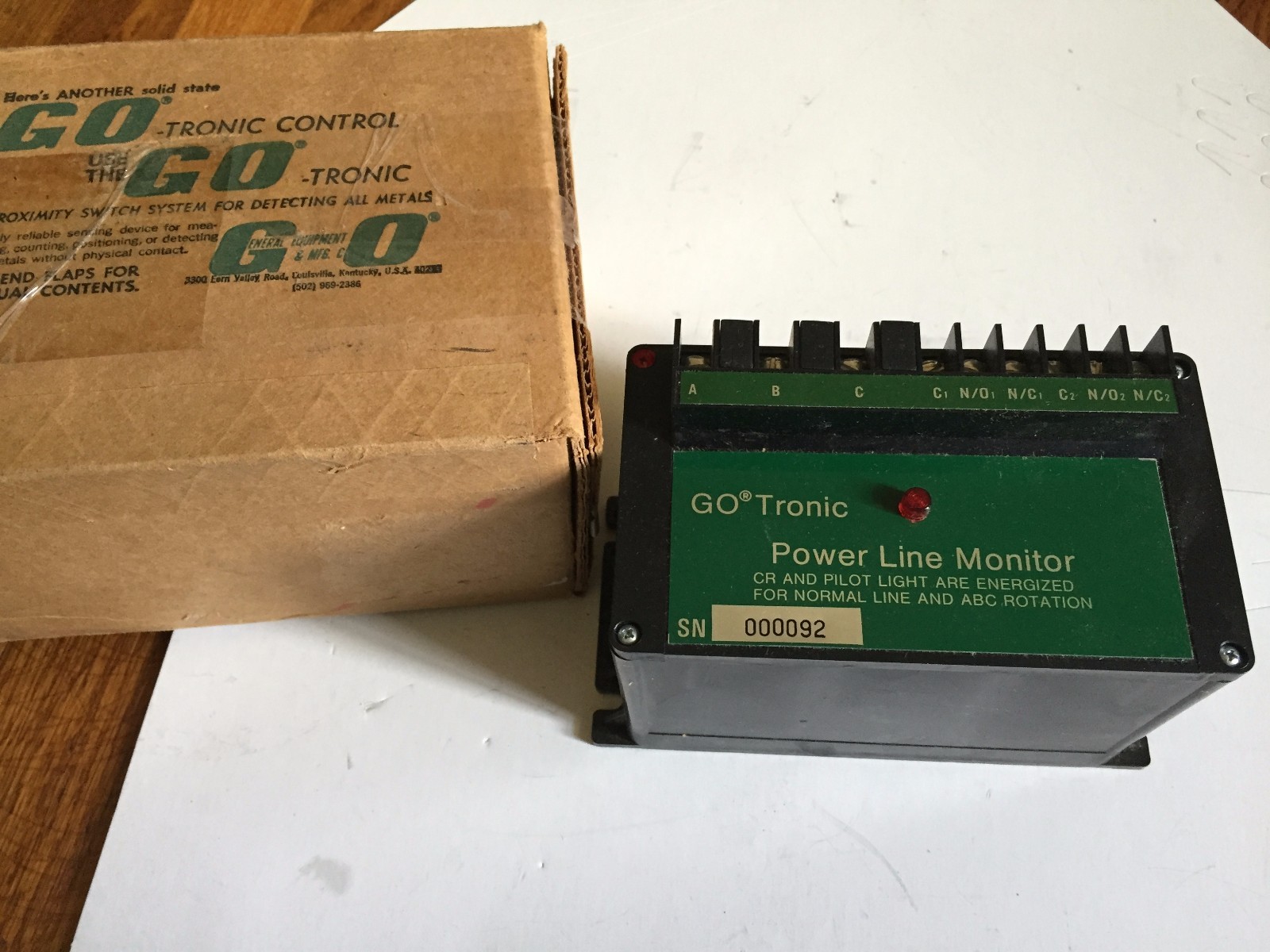 NEW GO TRONIC 553100,GOTRONIC 553100 POWER LINE MONITOR 240VAC,CX | eBay