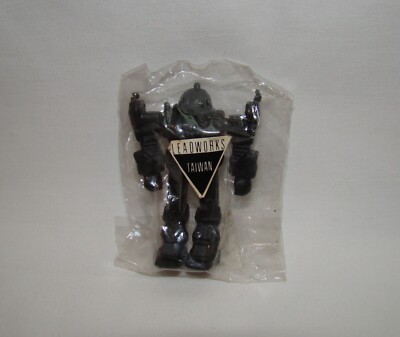 1985 ROBOTICS ERASER ~ BLACK ROBOT ~ SEALED RUBBER VINTAGE TRANSFORMERS ...